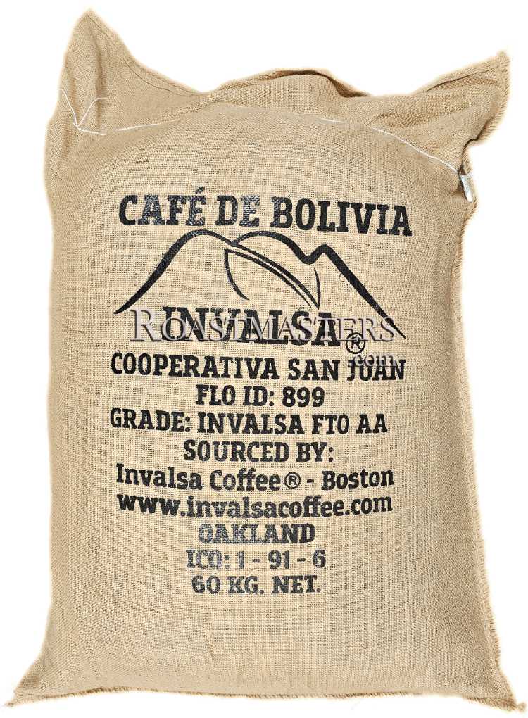 Roastmasters.com: Bolivia Fair Trade & Organic