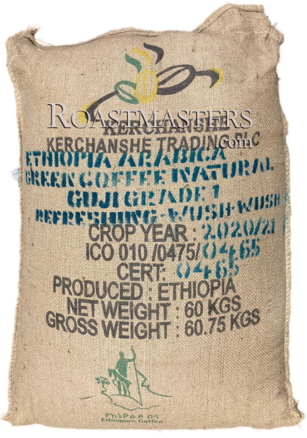 Roastmasters.com: Ethiopia 'Wush Wush' Natural Grade 1