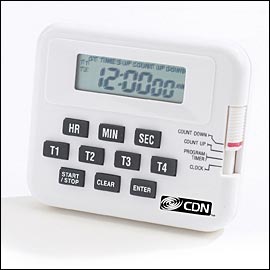 Roastmasters.com: Digital Timer & Clock 4 Event Programmable